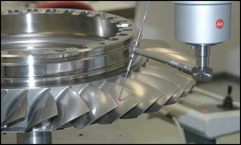 Control dimensional de álabes de motores aeronáuticos | Measure Control